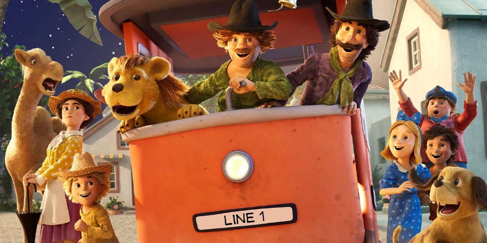 Three Robbers and a Lion